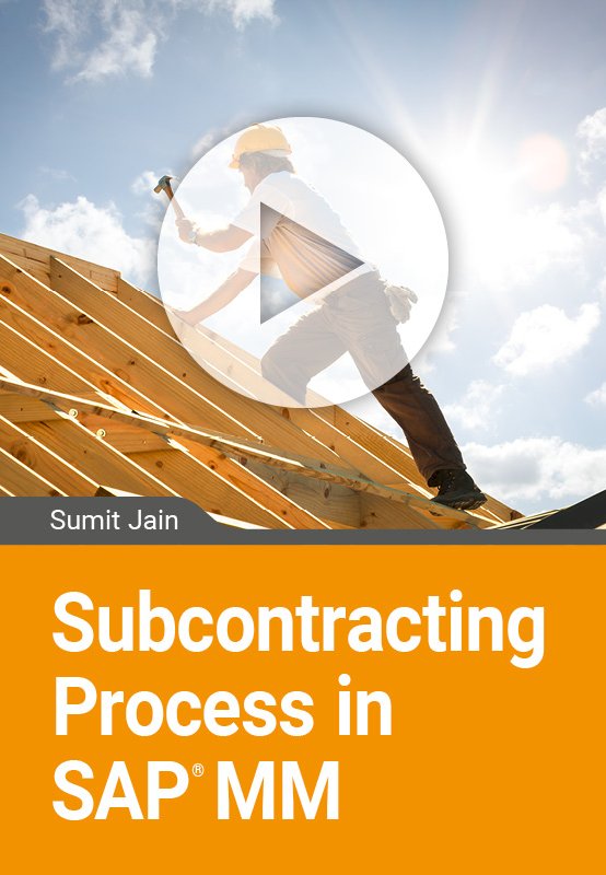 Subcontracting Process In SAP MM Espresso Tutorials